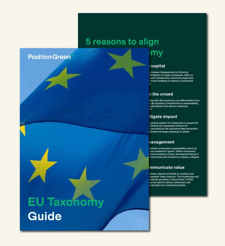 A guide to the EU Taxonomy – Position Green