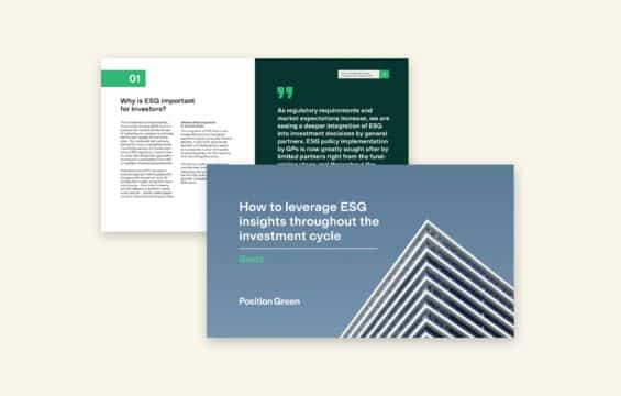 ESG Insights and Trends – Position Green