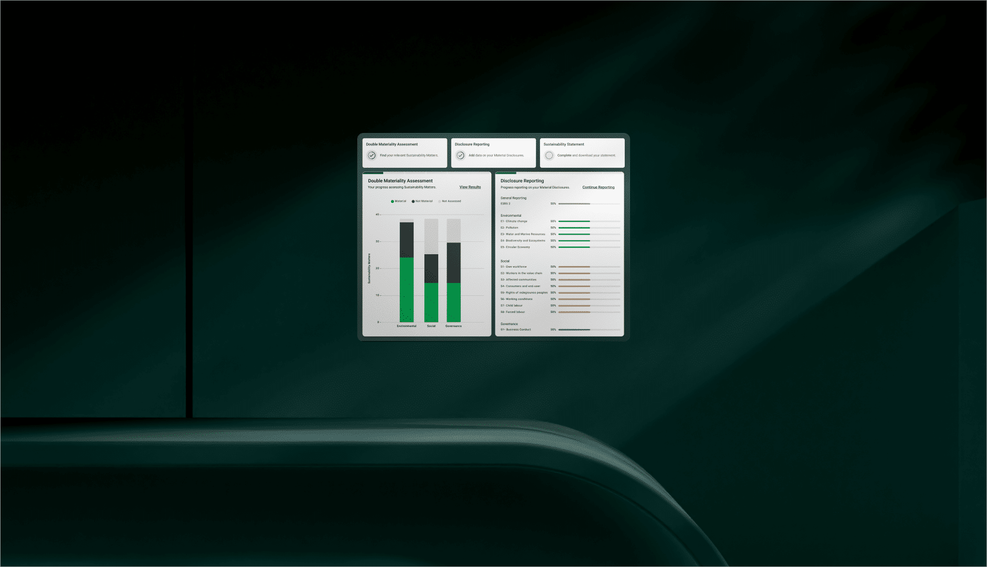 Accelerate ESG performance – Position Green