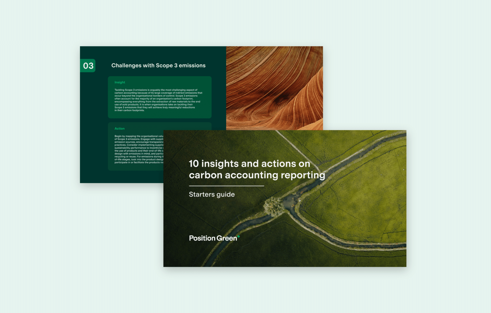 Accelerate ESG performance – Position Green