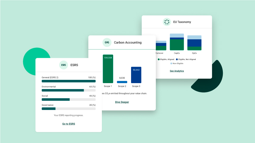 Sustainability Suite: ESG software built for impact